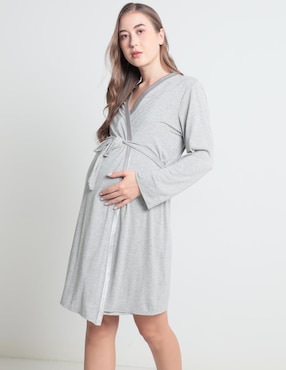 Bata maternidad One to Nine de algodón