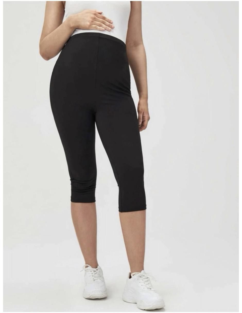 Legging maternidad Femica belly band alto con medio elástico para mujer